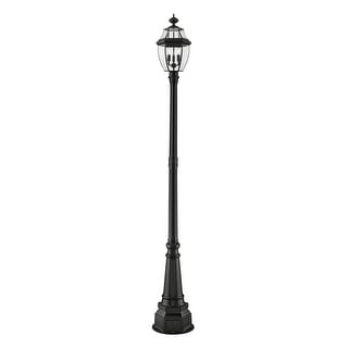 Z-Lite Westover 3 Light 22" Tall Outdoor Pier Mount Post Light - Bed ...