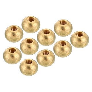 10pcs Thread Cap Nuts Knob Brass Ball Lamp Decoration Screw Caps - Bed ...