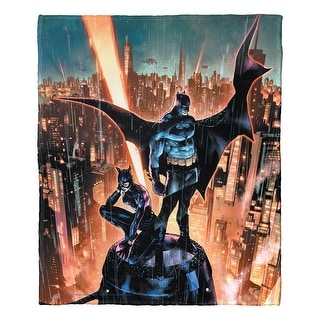 DC Comics Batman Above the City Silk Touch Throw Blanket - Bed Bath ...