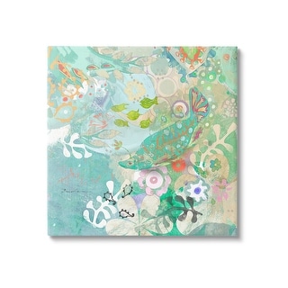Stupell Paisley Fish Pattern Canvas Wall Art Design by Evelia Designs ...