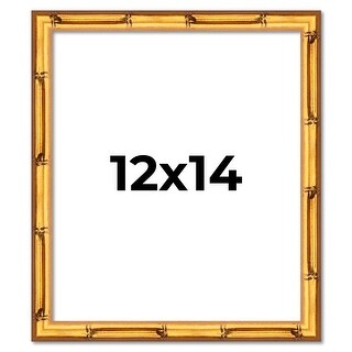 12x14 Frame Gold Real Wood Picture Frame Width 1 inches | Interior ...