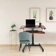 Walnut Laptop Desk with Keyboard Holder - Bed Bath & Beyond - 33600317