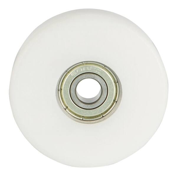 8x50x12mm Roller Idler Bearing Pulley Sliding Conveyor Wheel White ...