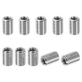 10pc Thread Repair Insert Nut Adapters Reducer M12*1.75 Male M8*1.25 ...