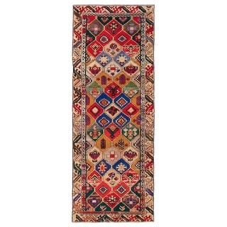ECARPETGALLERY Hand-knotted Andelz Multi Color Wool Rug - 3'3 x 8'11 ...