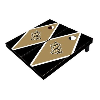 UCF Golden Knights Gold And Black Matching Diamond Custom Cornhole ...