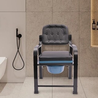 Heavy Duty Bedside Commode Chair for Elderly Adults - Bed Bath & Beyond ...