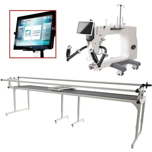 Grace Q'Nique 21X Elite Quilting Machine with Continuum II 12' Frame ...