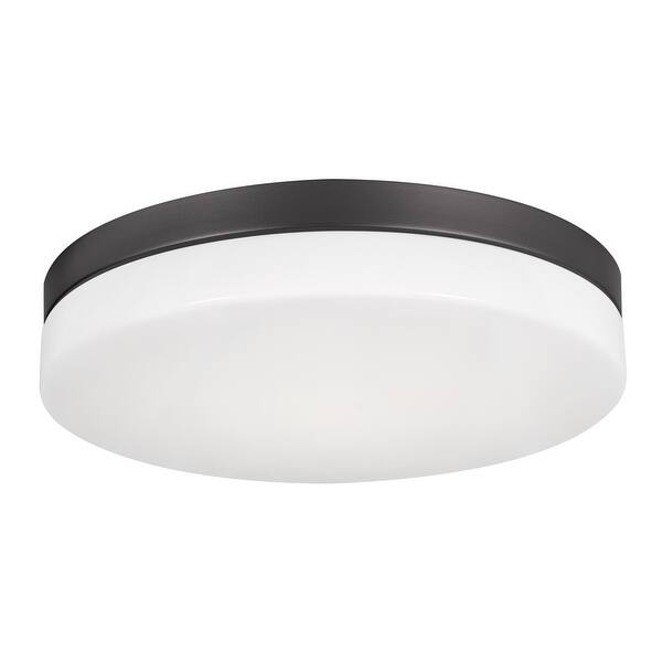 AFX OSCF11LAJD1 Oscar 11" Wide LED Flush Mount Drum Ceiling Fixture ...