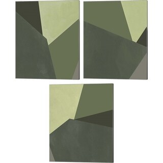 Jacob Green 'Sage Prism' Canvas Art (Set of 3) - Bed Bath & Beyond ...