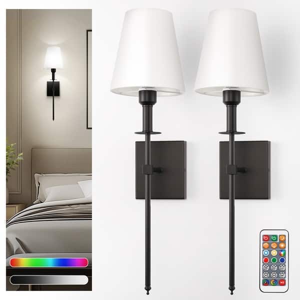 wireless sconces dining room