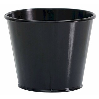 Black Painted Metal Bucket - Bed Bath & Beyond - 36880474