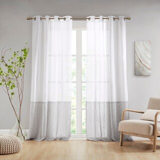 Dual-colored Curtain Panel(Only 1 Pc Panel) - Bed Bath & Beyond - 41226166