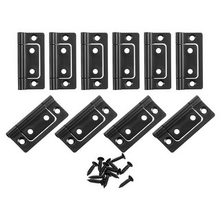10Pcs 2x1 Inch Door Hinges Non-Mortise No Noise Plating - 2x1 inch ...