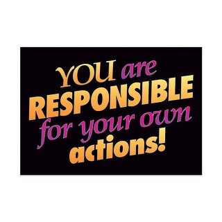 Poster You Are Responsible - Bed Bath & Beyond - 17112669
