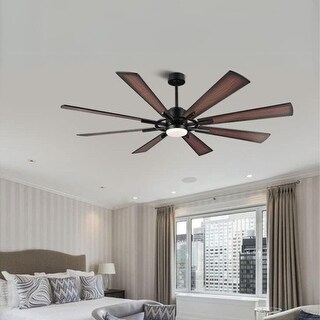 AeroBlade 80" 8-Blade 6-Speed Ceiling Fan with LED Light - Bed Bath ...