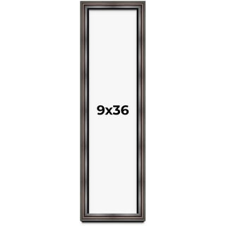 9x36 Shadow Box Frame Brown Cherry | 2.625 Inches Deep Pine Wood - Bed ...