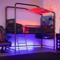X Rocker Basecamp Gaming Bed with Storage and TV Mount - On Sale - Bed ...