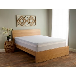 Comfort Tech 2" Serene Foam Mattress Topper with Removable Cover - Bed ...