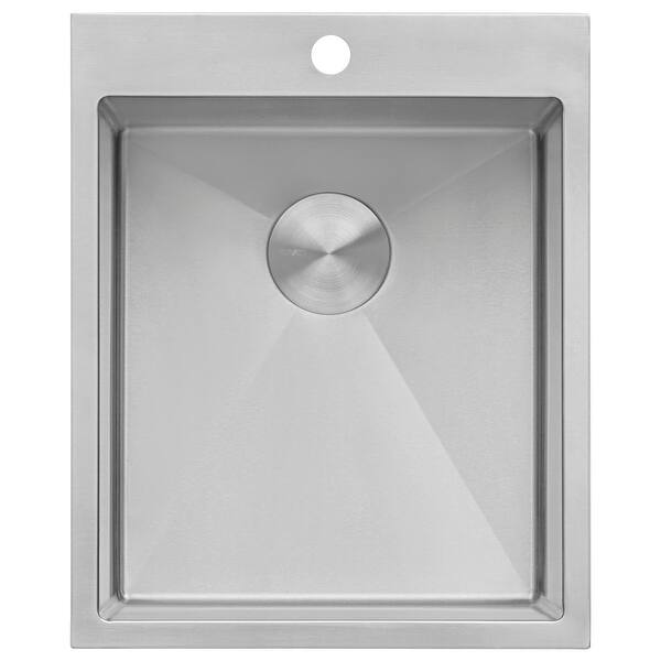 Ruvati Topmount Laundry Utility Sink 18 x 22 x 12 inch Rounded Corners ...