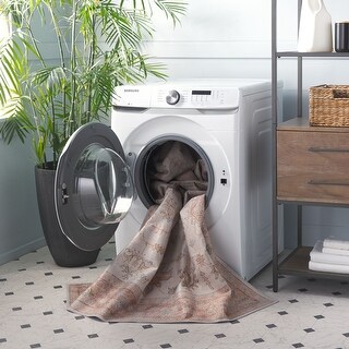 SAFAVIEH Arizona Agnes Machine Washable Slip Resistant Rug - Bed Bath ...