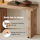 45" Console Table Mango Solid Wood Entryway Table,Narrow Console Table ...