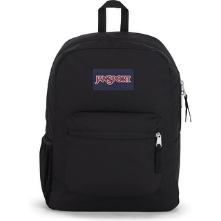 JanSport Unisex Cross Town Backpack With One Main Compartment- Black ...