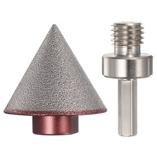 Diamond Beveling Chamfer Bits 1.89" Dia 5/8-11 Thread Cone Bit with ...