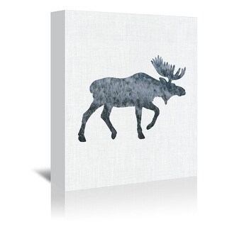 Americanflat - 8" x 10" Moose by Annie Bailey Wrapped Canvas Wall Art ...