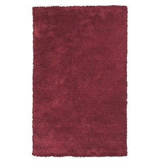 HomeRoots 8' X 11' Solid Red Shag Area Rug - 9'3" x 12'3" - Bed Bath ...