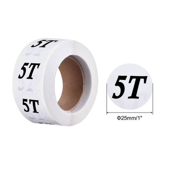 Clothing Size Sticker Label Coding Label 1 Roll Adhesive Labels - Bed ...