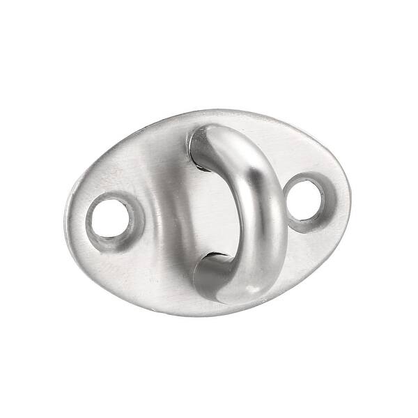 Stainless Steel Ceiling Hook Pad Eye Plate Hardware 39mmX26mmX19mm 2Pcs ...