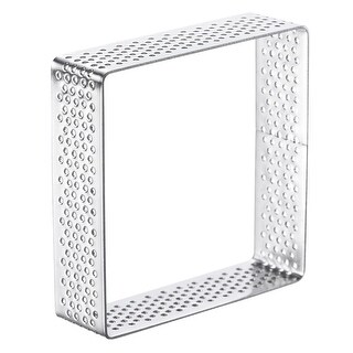 Stainless Steel Square Cake Rings, 2.75 inch Perforated Cake Mousse ...