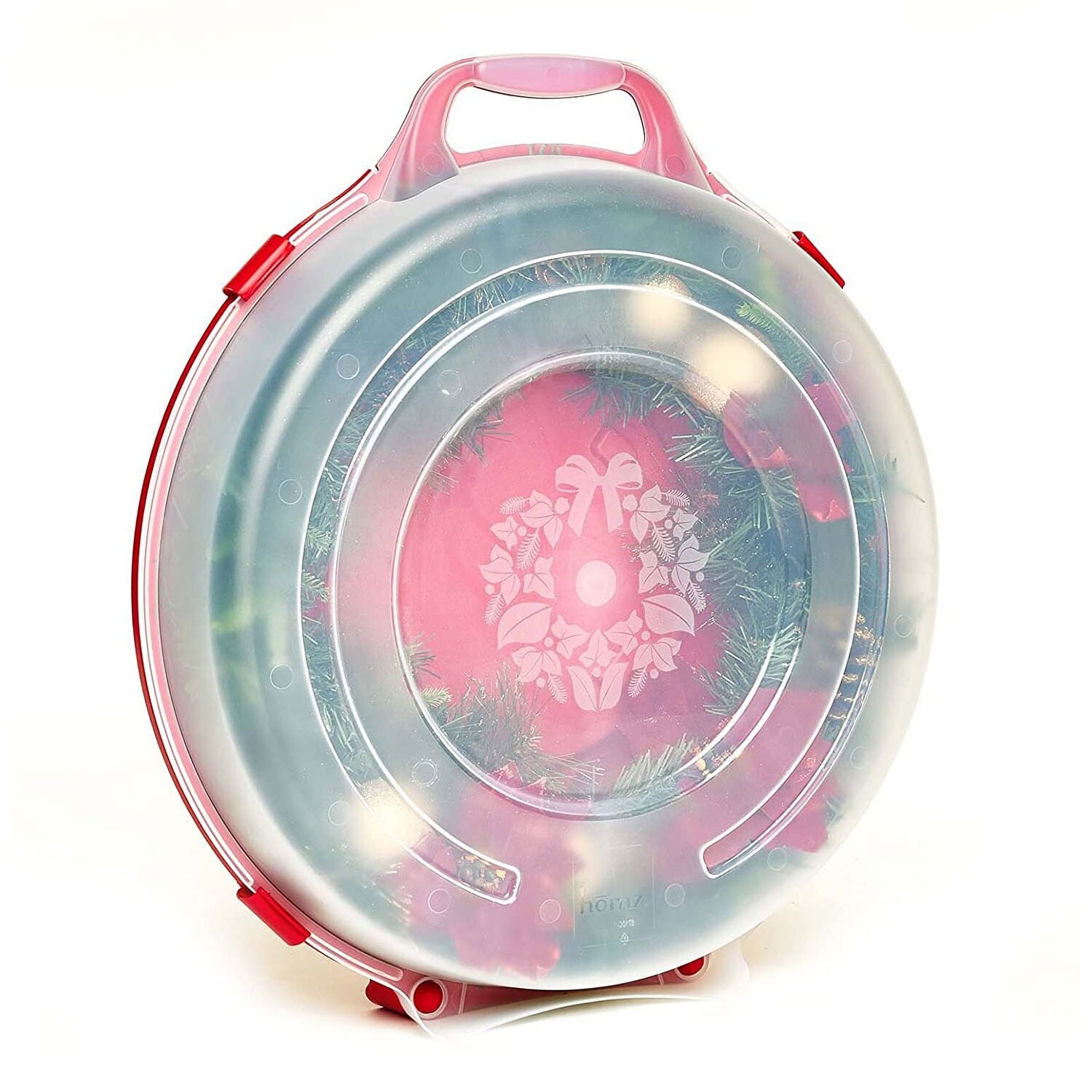 Sietesetenta Plastic Wreath Holder Hard Wreath Storage Containers Homz ...