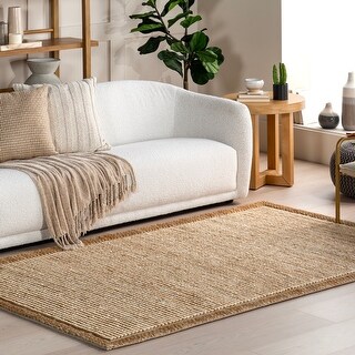 Nuloom Nava Casual Bordered Jute Area Rug - Bed Bath & Beyond - 39581986