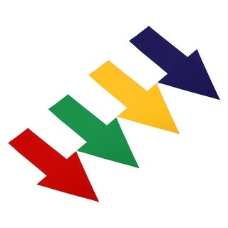 24Pcs Directional Arrow Sticker, 12" Arrow Removable Adhesive Decals ...