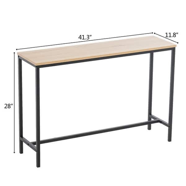 Industrial Metal/ MDF Modern Console/ Sofa Table - Bed Bath & Beyond ...