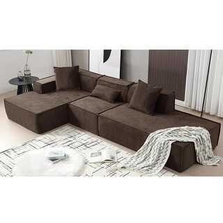 Belfin Modular Sectional Sofa for Living Room, Left Chaise Lounge ...