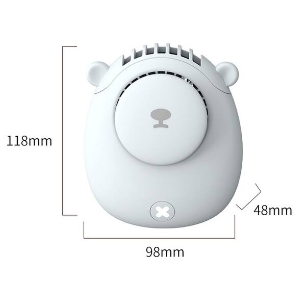 Summer Outdoor Portable Bear Shaped Usb Neckband Handheld Air Cooling ...