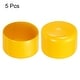 Rubber End Caps ID Vinyl Round Tube Bolt Cap Cover Thread Protectors ...