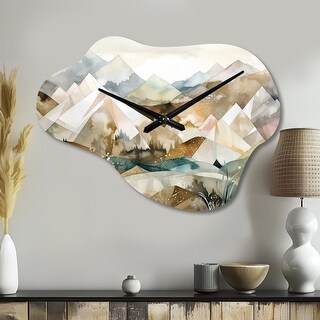 Exploring The Evolving Silver Mountains II - Landscape Modern Large ...