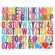 Alphabet Letters Numbers Stickers, Self Adhesive Large Decal, Colorful ...