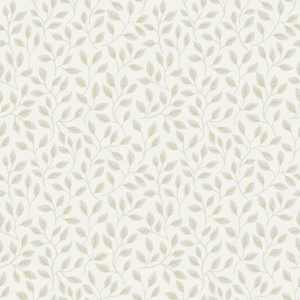 A-Street Prints Posey White Vines Wallpaper - Bed Bath & Beyond - 40164715
