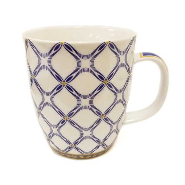 Blue Diamond Pattern Mug - Bed Bath & Beyond - 42487541