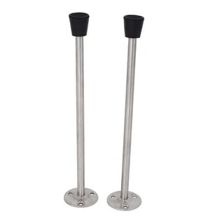 46mm Dia Base 250mm Height Wall Mounted Metal Door Stopper Buffer 2pcs ...