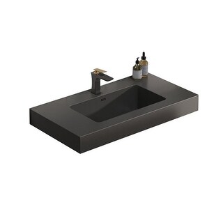 Integrated engineered quartz basin WITHOUT drain and faucet,High ...
