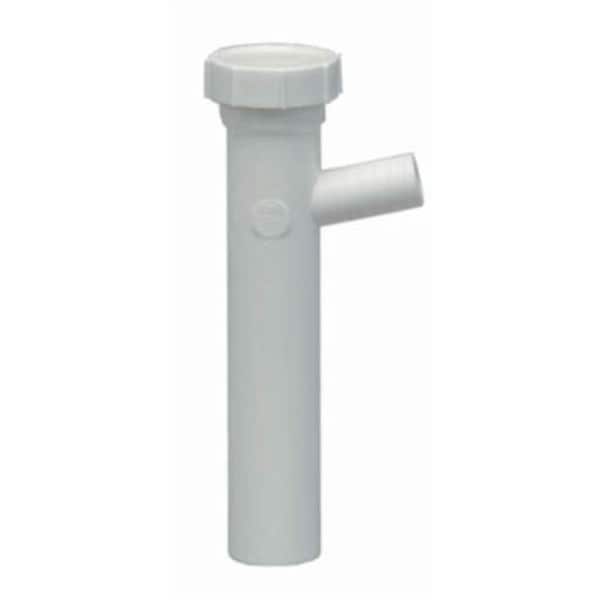 PROFLO 1-1/2" x 8" Plastic Slip-Joint Branch Tailpiece 7/8" OD - Bed ...