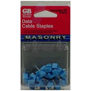 Gardner Bender PTM-25 Masonry Cable Staple, Blue, Pack-25 - Bed Bath ...