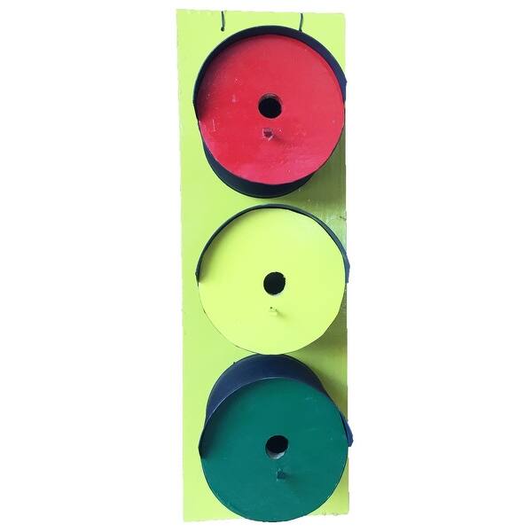 Pine Wood Traffic Light Bird House - Bed Bath & Beyond - 24148043