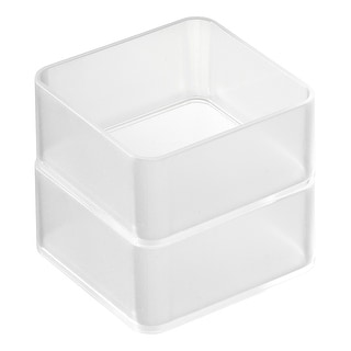 Yamazaki Home Stackable Clear Organizers (Set of 2) - Four Sizes, PS ...